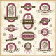 Vintage Grapes Labels Set, Vectors | GraphicRiver