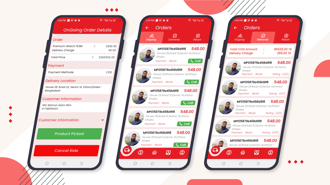 Classic Flutter Delivery App Full UI by C_IT_Solutions_Est | CodeCanyon