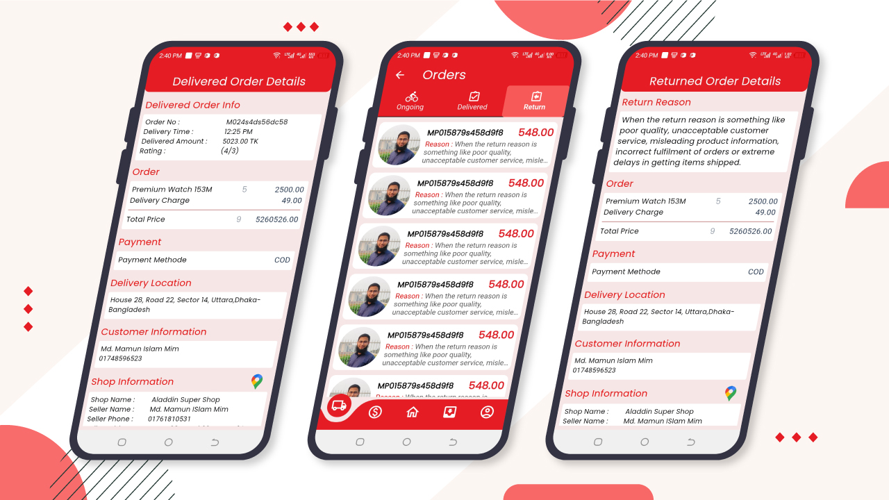 Classic Flutter Delivery App Full UI by C_IT_Solutions_Est | CodeCanyon
