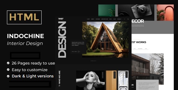 Indochine - Architecture and Interiors HTML Template by lohatheme | ThemeForest