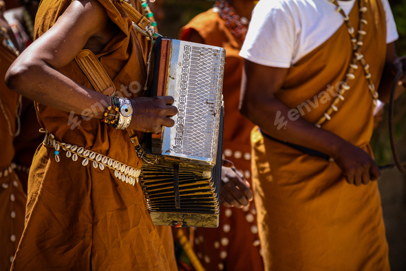 Agikuyu Kikuyu Traditional Customary Ritual Musical Instruments Playing ...