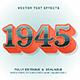 1945 text effect, Graphics | GraphicRiver