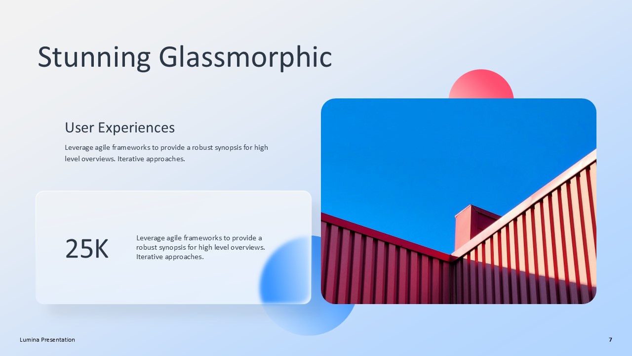 Glassmorph Morph Animation PowerPoint, Presentation Templates ...