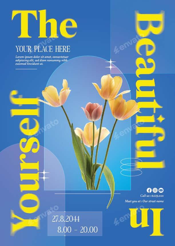 Flower Festival Flyer, Print Templates | GraphicRiver