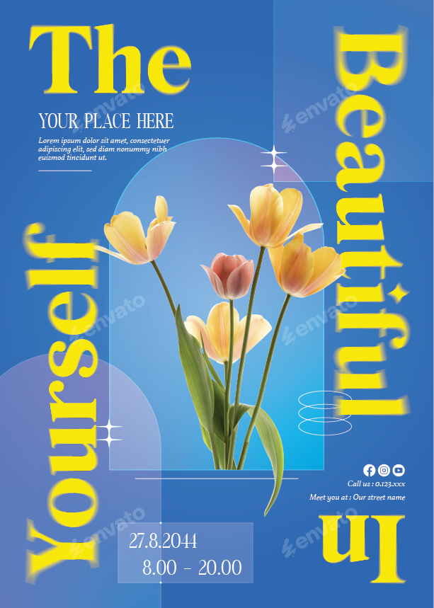 Flower Festival Flyer, Print Templates | GraphicRiver