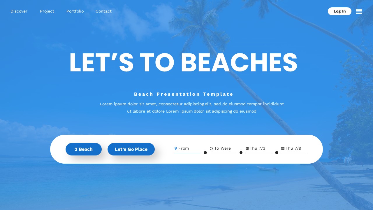 Beaches - Beach Powerpoint Templates, Presentation Templates | GraphicRiver