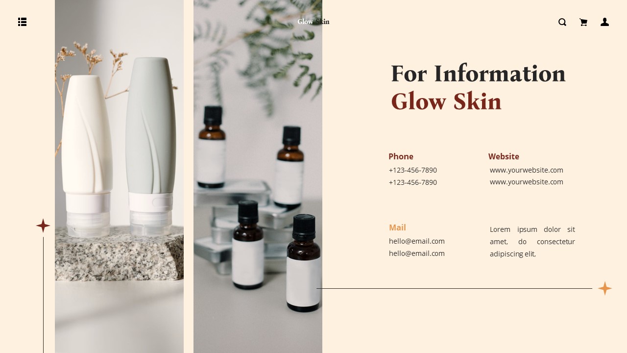 Glow Skin - Skincare Powerpoint Templates, Presentation Templates ...