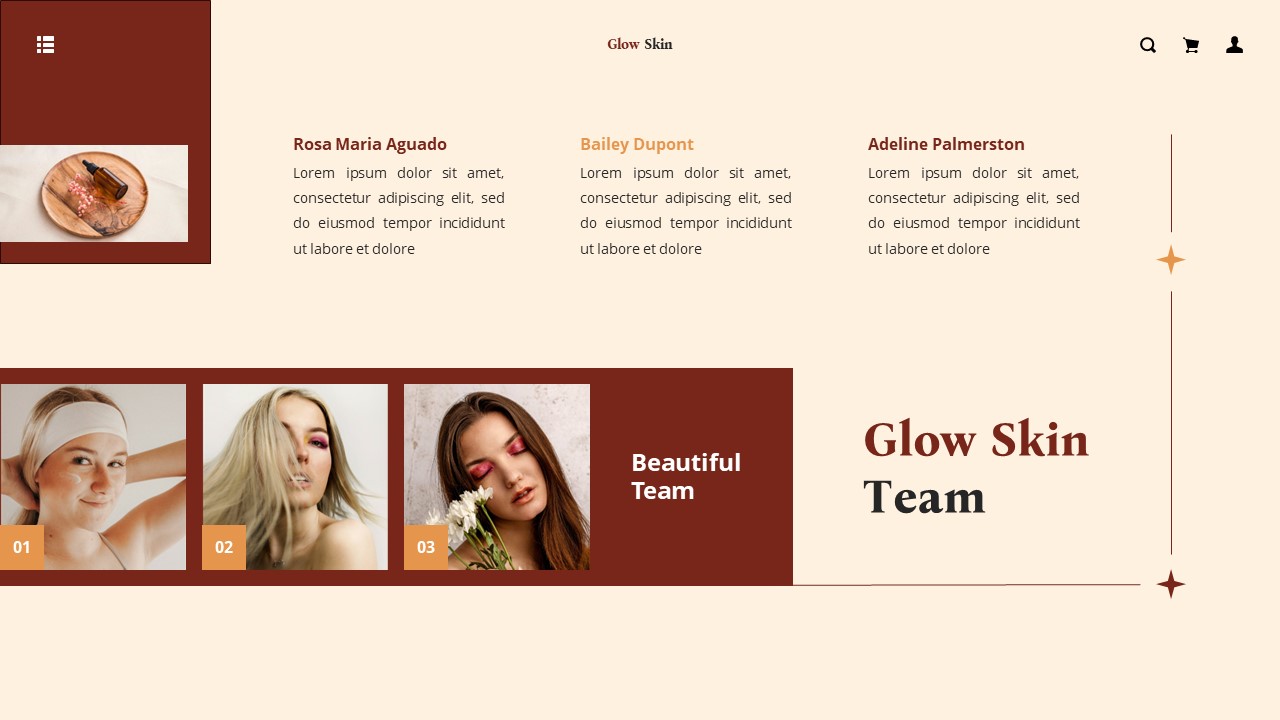 Glow Skin - Skincare Powerpoint Templates, Presentation Templates ...