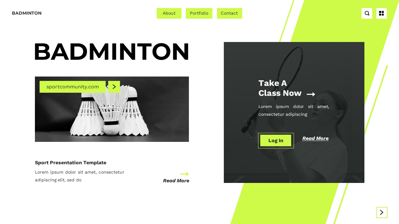 Badminton - Sport Powerpoint Templates, Presentation Templates ...