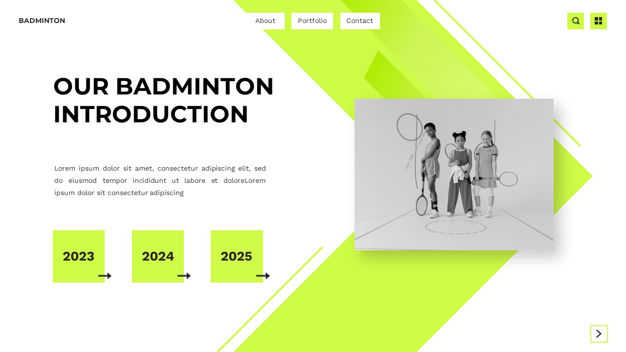 Badminton - Sport Powerpoint Templates, Presentation Templates ...