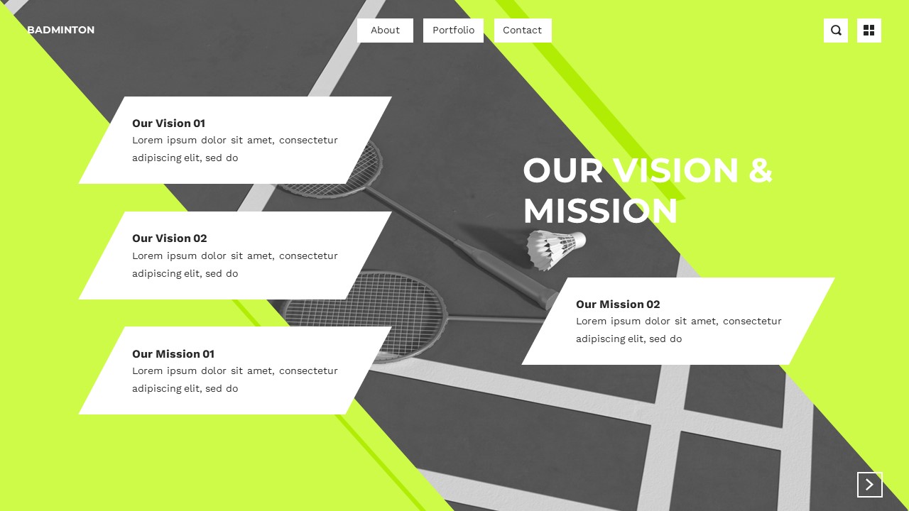 Badminton - Sport Powerpoint Templates, Presentation Templates ...