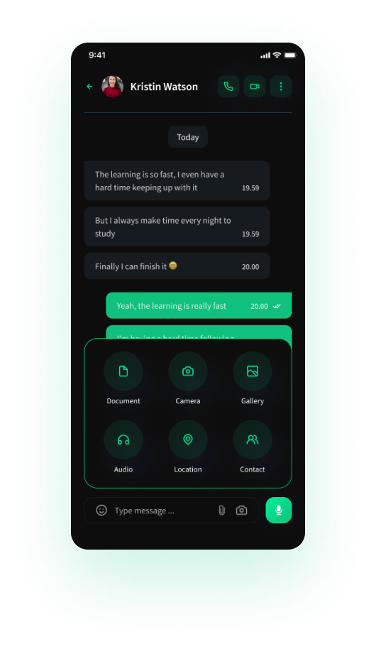 Whatchat - Chatting App React Native CLI Ui Kit by JsmThemes | CodeCanyon