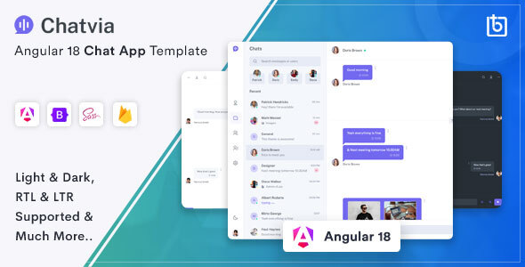 Chatvia - Angular 18 Chat App Template by Themesbrand | ThemeForest