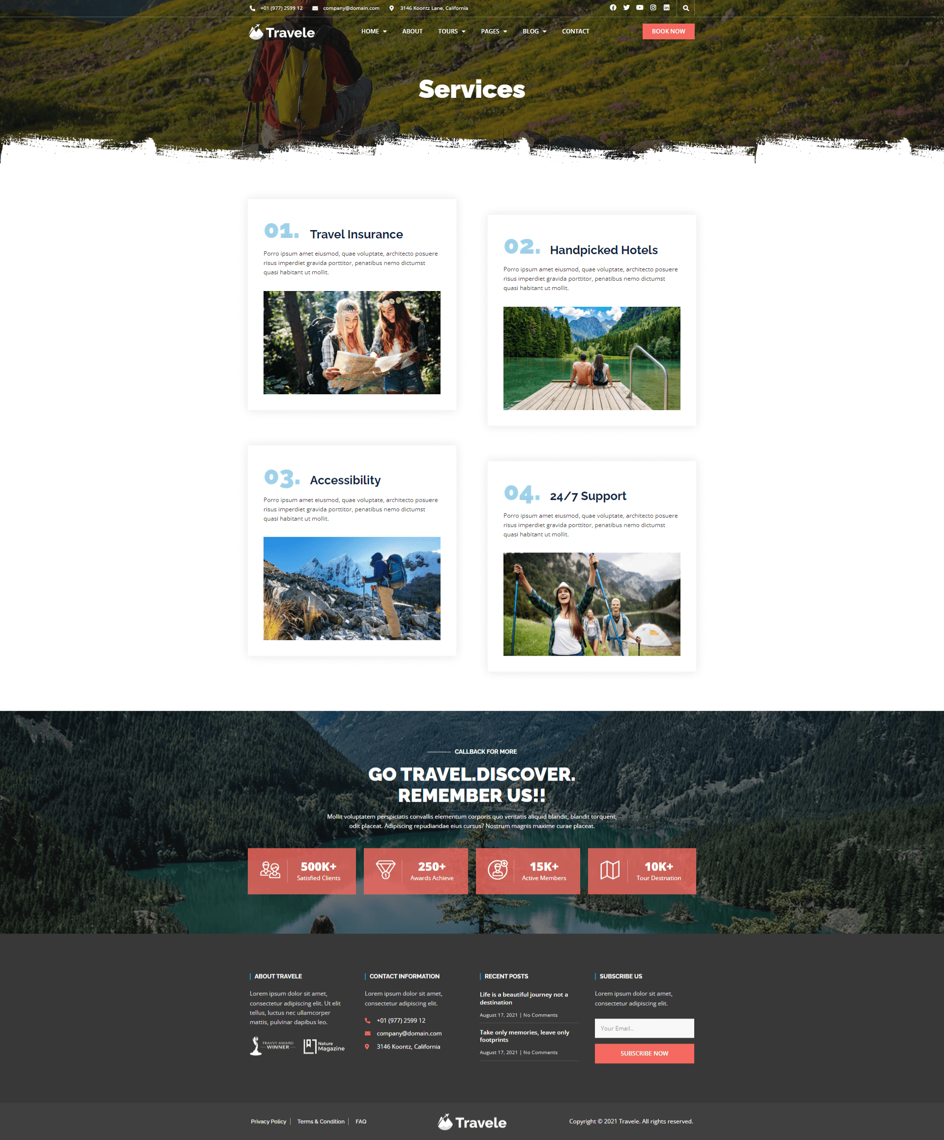 Travele – Travel & Tour Agency Figma Template by bosathemes | ThemeForest