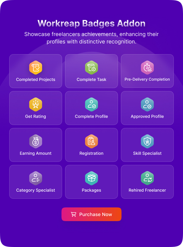 Workreap Achievement - A Badges Extension for Workreap Theme by AmentoTech