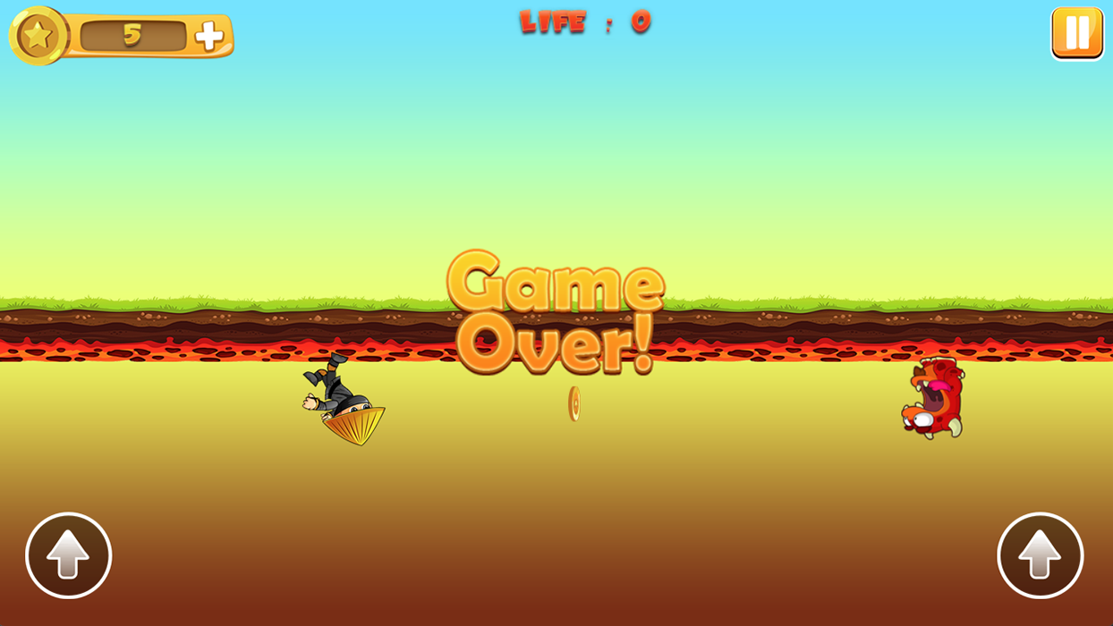 Ninja Runs In Two Worlds ( Construct | C3P | CAPX | HTML5 ) Endless Game by Pro_Gaming