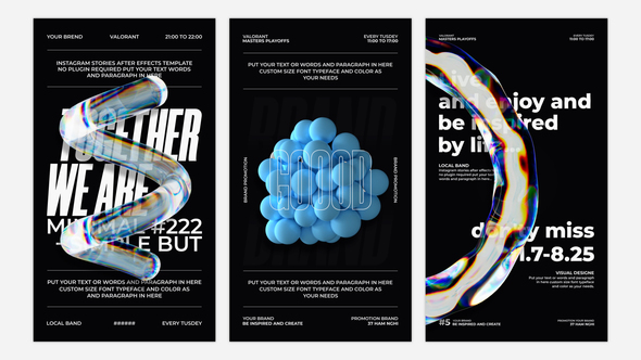 Abstract 3d Typography, After Effects Project Files | VideoHive