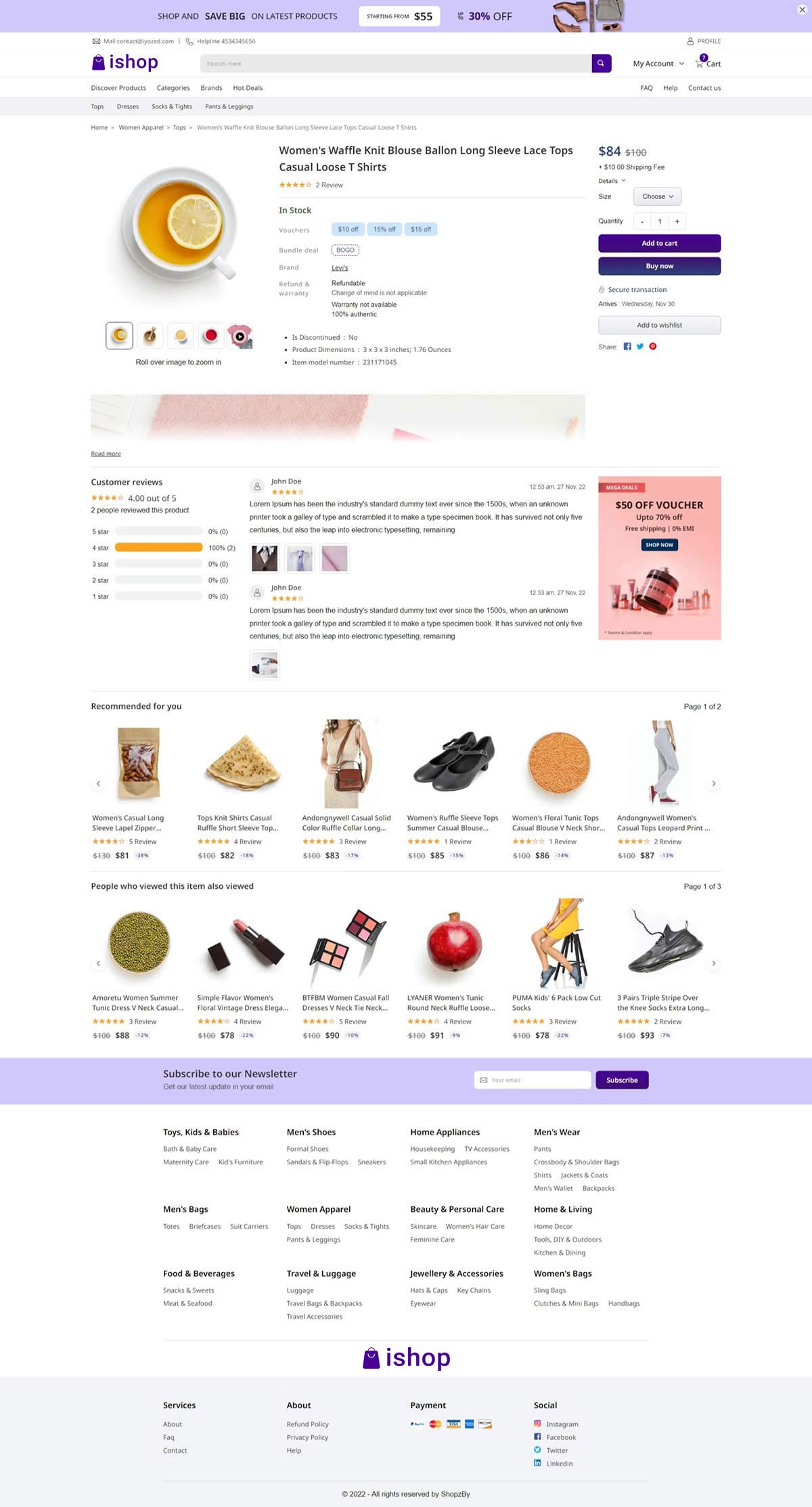 Ishop eCommerce - PWA Multivendor eCommerce CMS - Laravel & Vue by WEBZED Ishop eCommerce - PWA Multivendor eCommerce CMS - Laravel & Vue by WEBZED