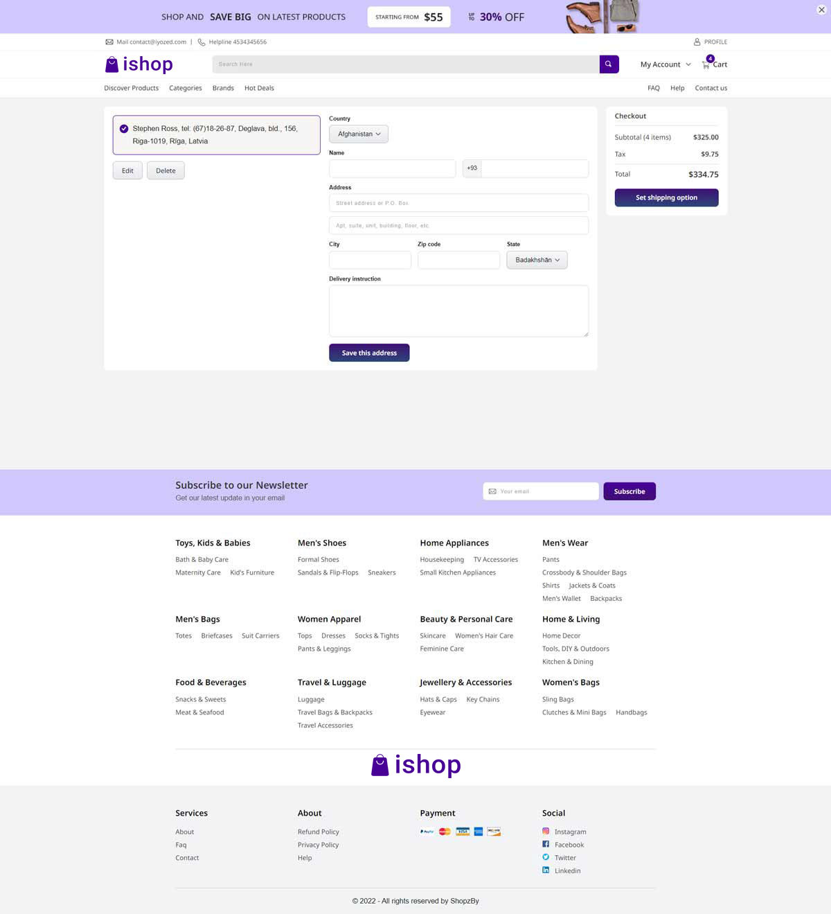 Ishop eCommerce - PWA Multivendor eCommerce CMS - Laravel & Vue by WEBZED Ishop eCommerce - PWA Multivendor eCommerce CMS - Laravel & Vue by WEBZED