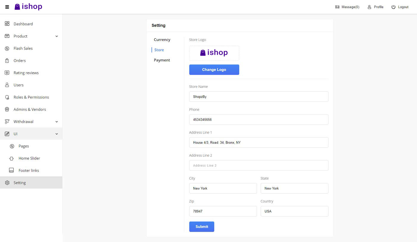 Ishop eCommerce - PWA Multivendor eCommerce CMS - Laravel & Vue by WEBZED