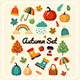 Set of autumn elements., Vectors | GraphicRiver