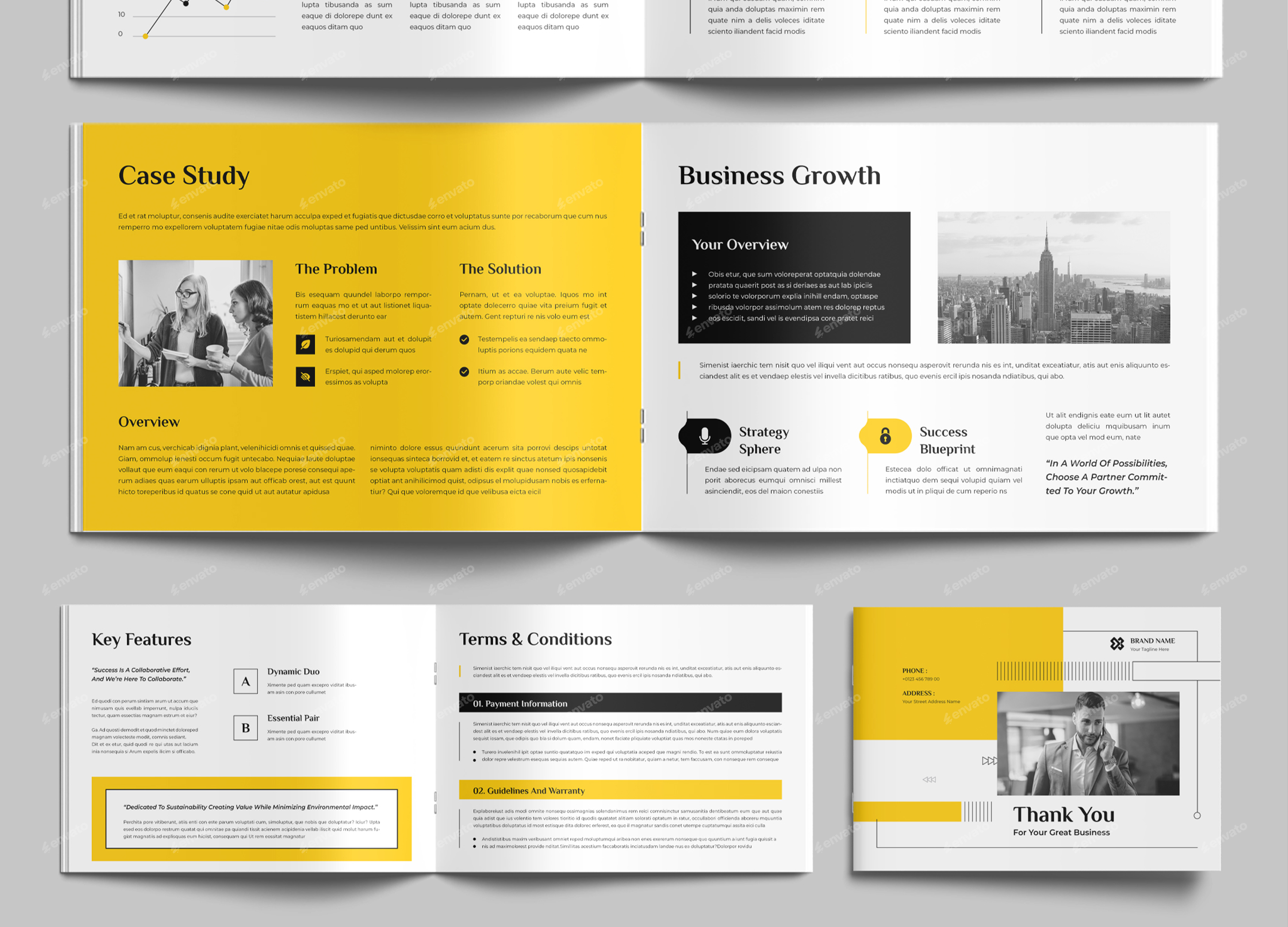 Business Plan Layout Design, Print Templates | GraphicRiver