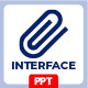 Interface - Mobile App PowerPoint Template, Presentation Templates