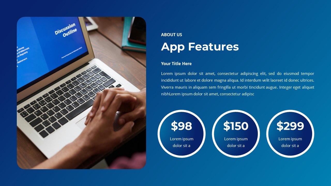 Interface - Mobile App PowerPoint Template, Presentation Templates