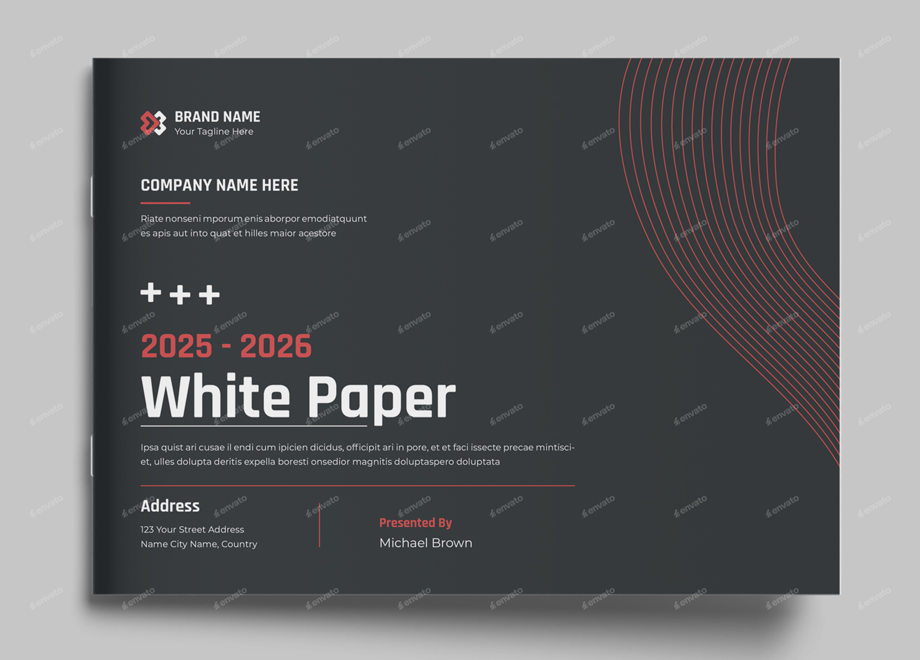 Business White Paper Design Template, Print Templates | GraphicRiver