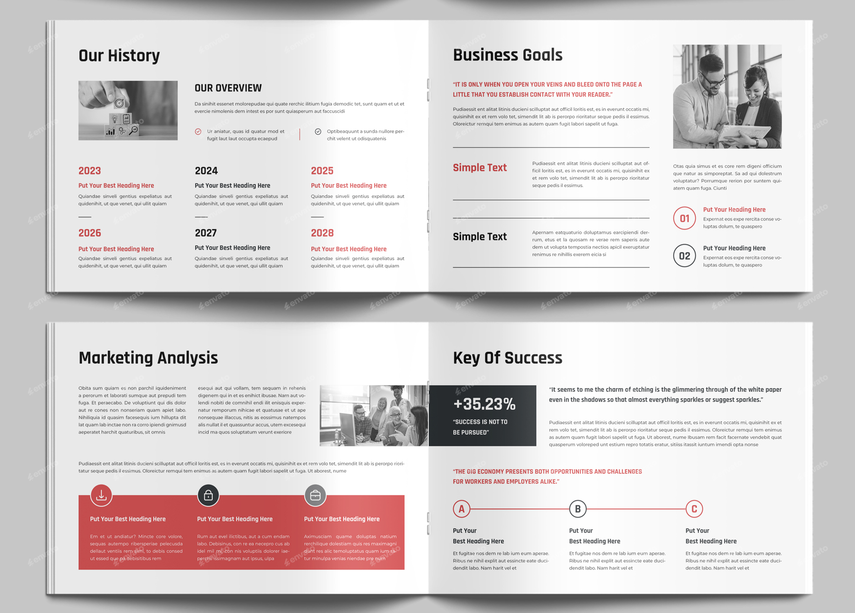 Business White Paper Design Template, Print Templates | GraphicRiver