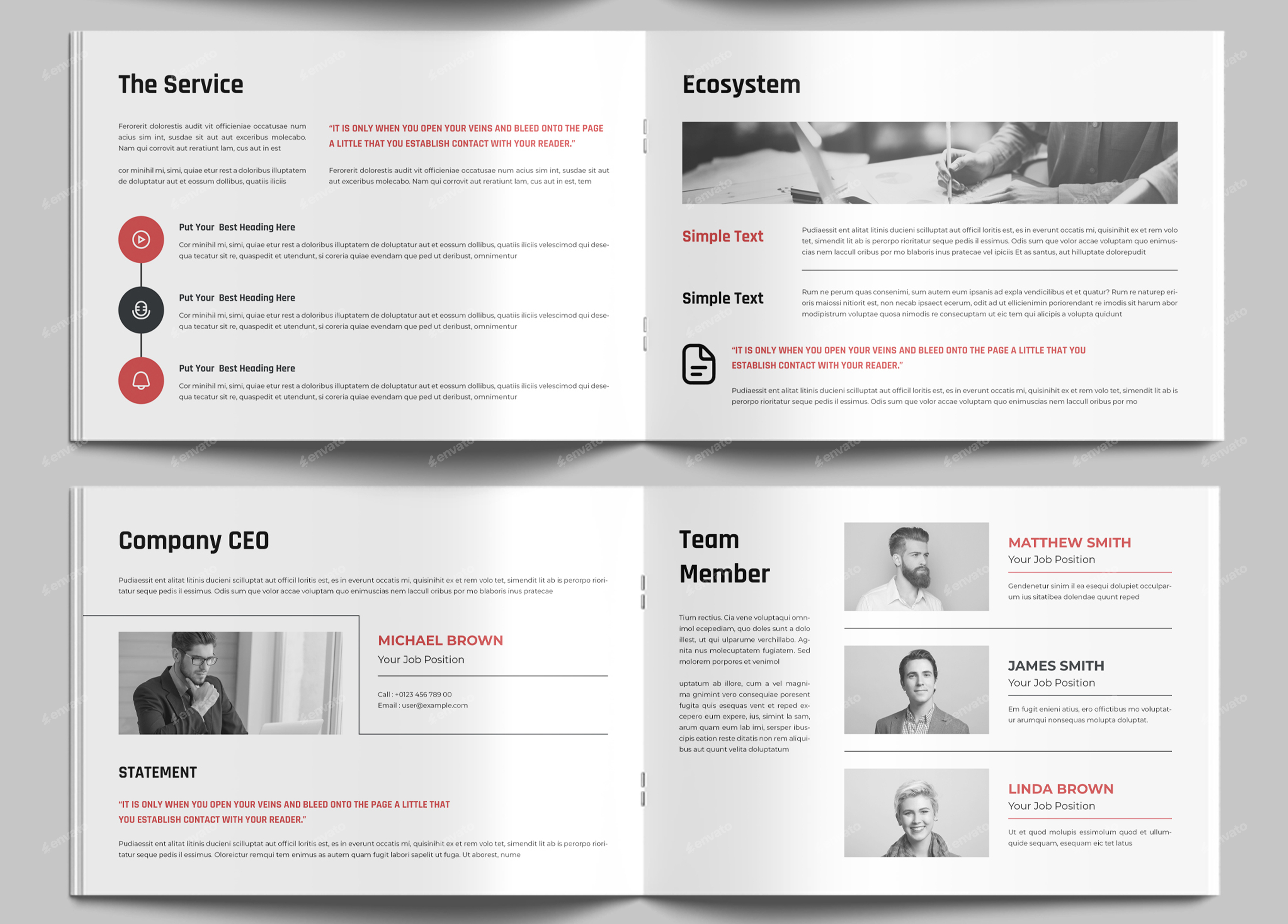 Business White Paper Design Template, Print Templates | GraphicRiver