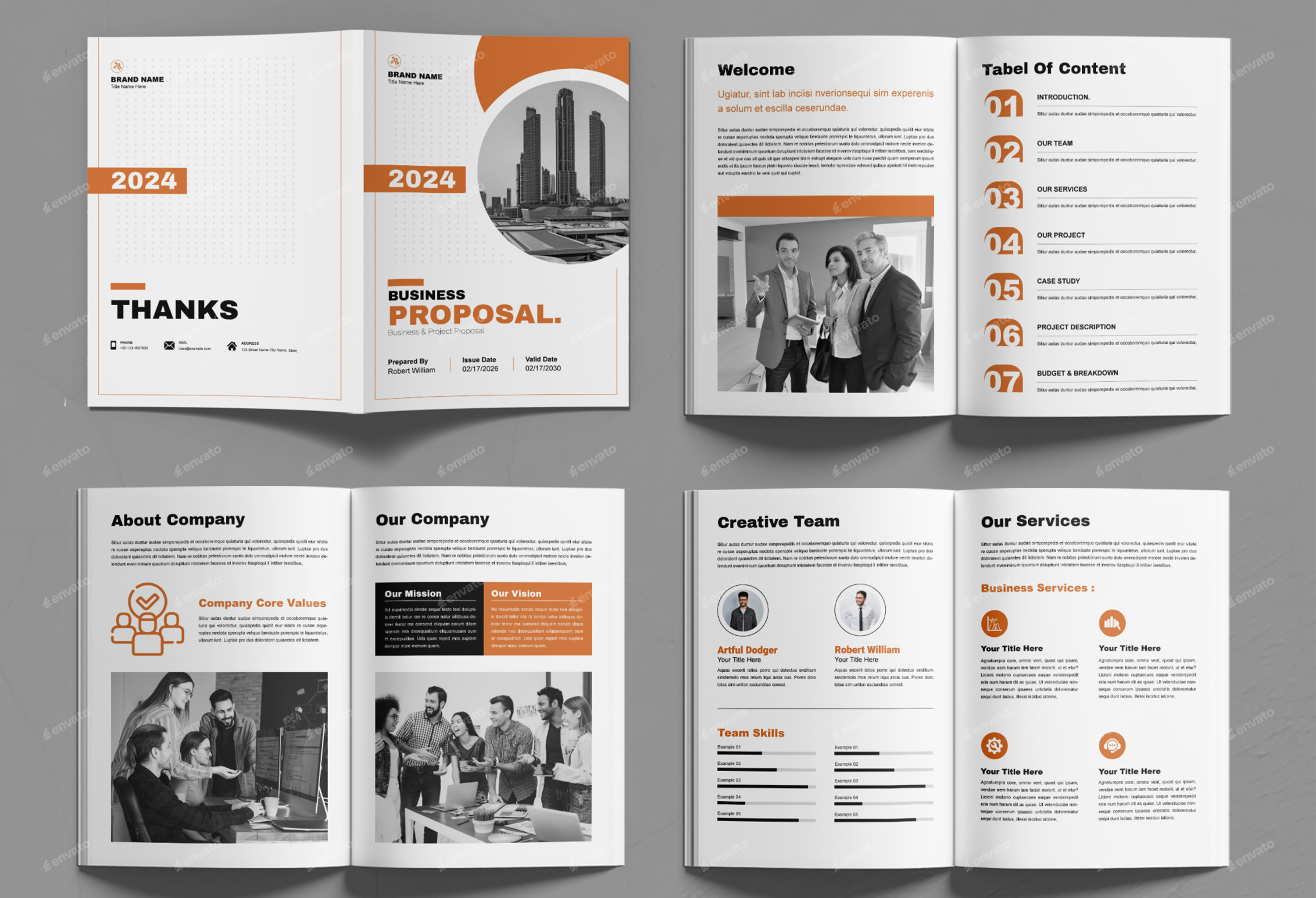 Business Proposal Design Template, Print Templates | GraphicRiver