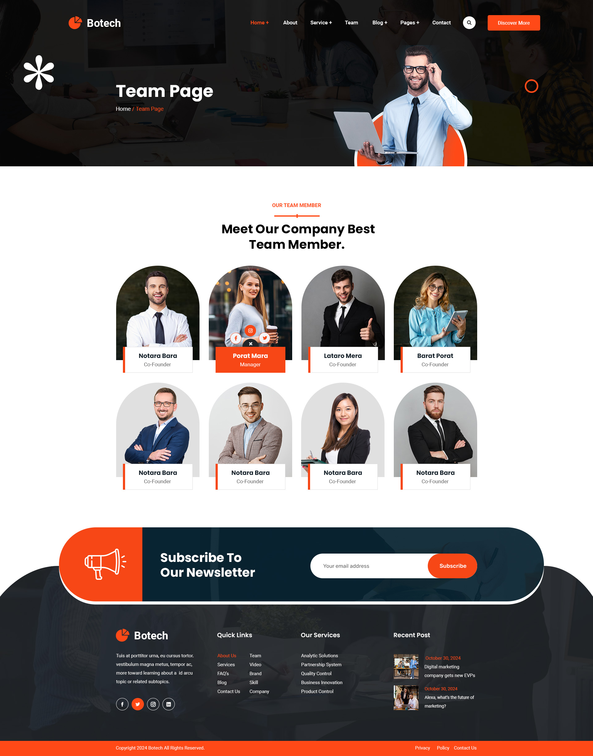 Botech - IT Solutions & Business Figma Template. by Werpax | ThemeForest
