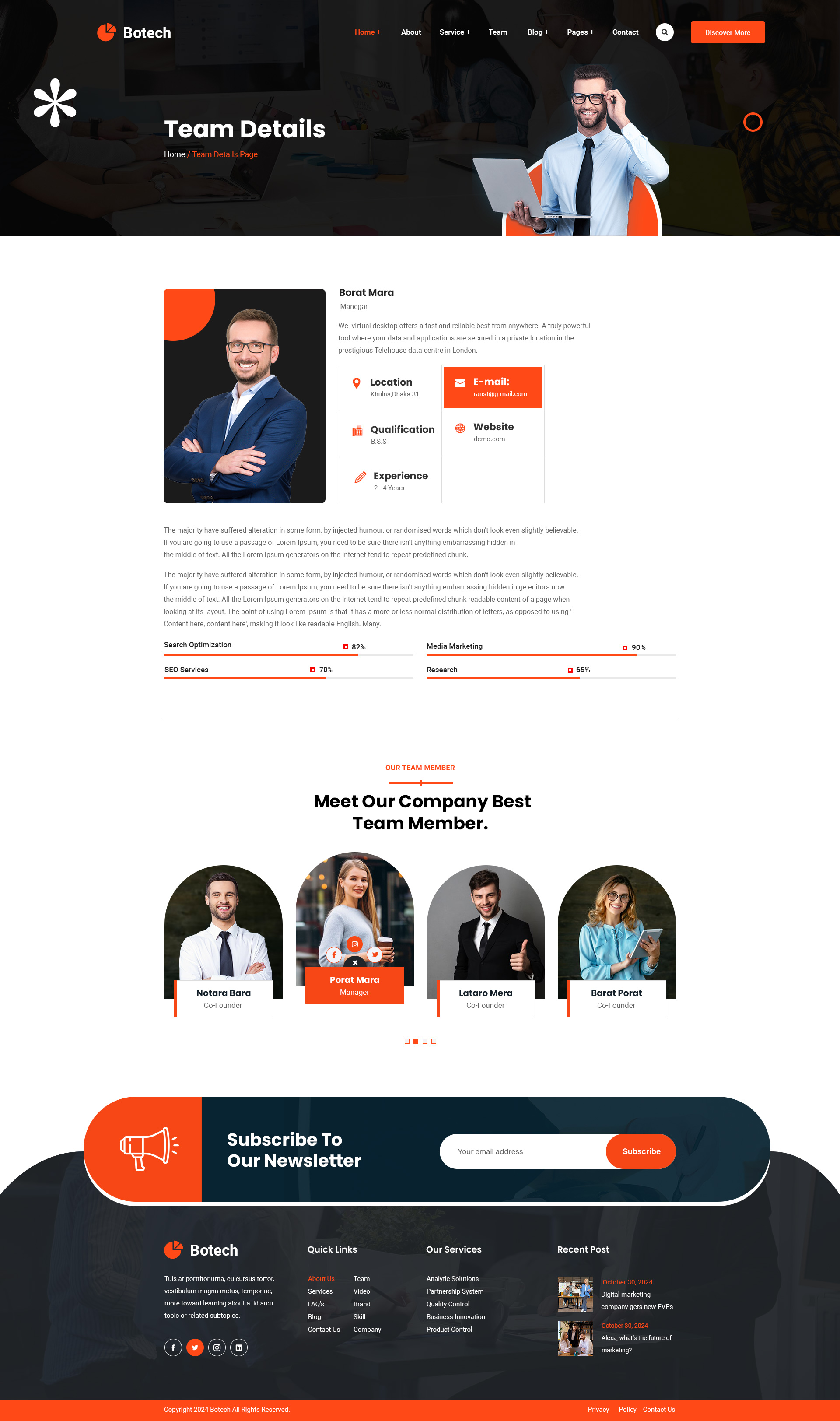 Botech - IT Solutions & Business Figma Template. by Werpax | ThemeForest