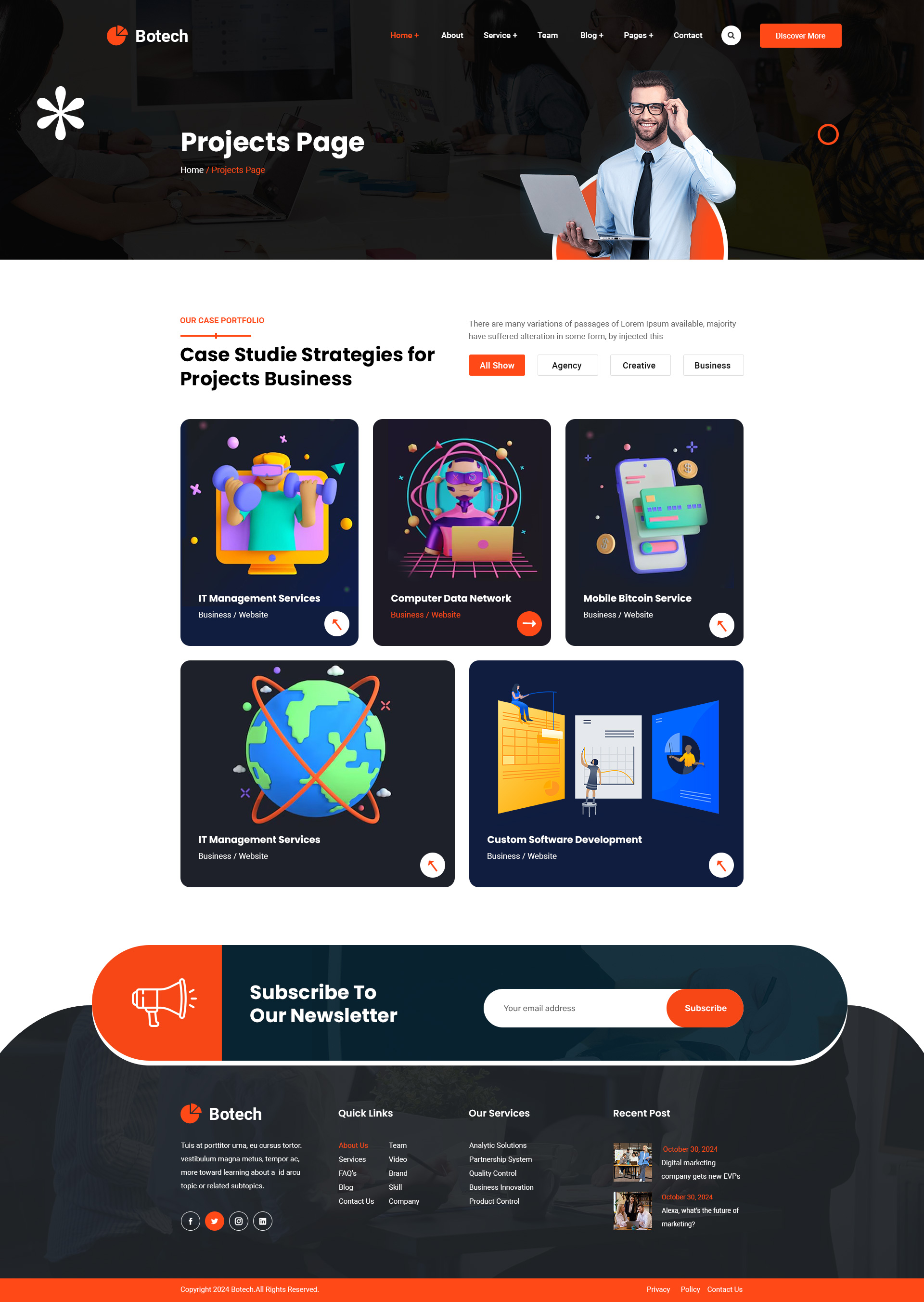 Botech - IT Solutions & Business Figma Template. by Werpax | ThemeForest