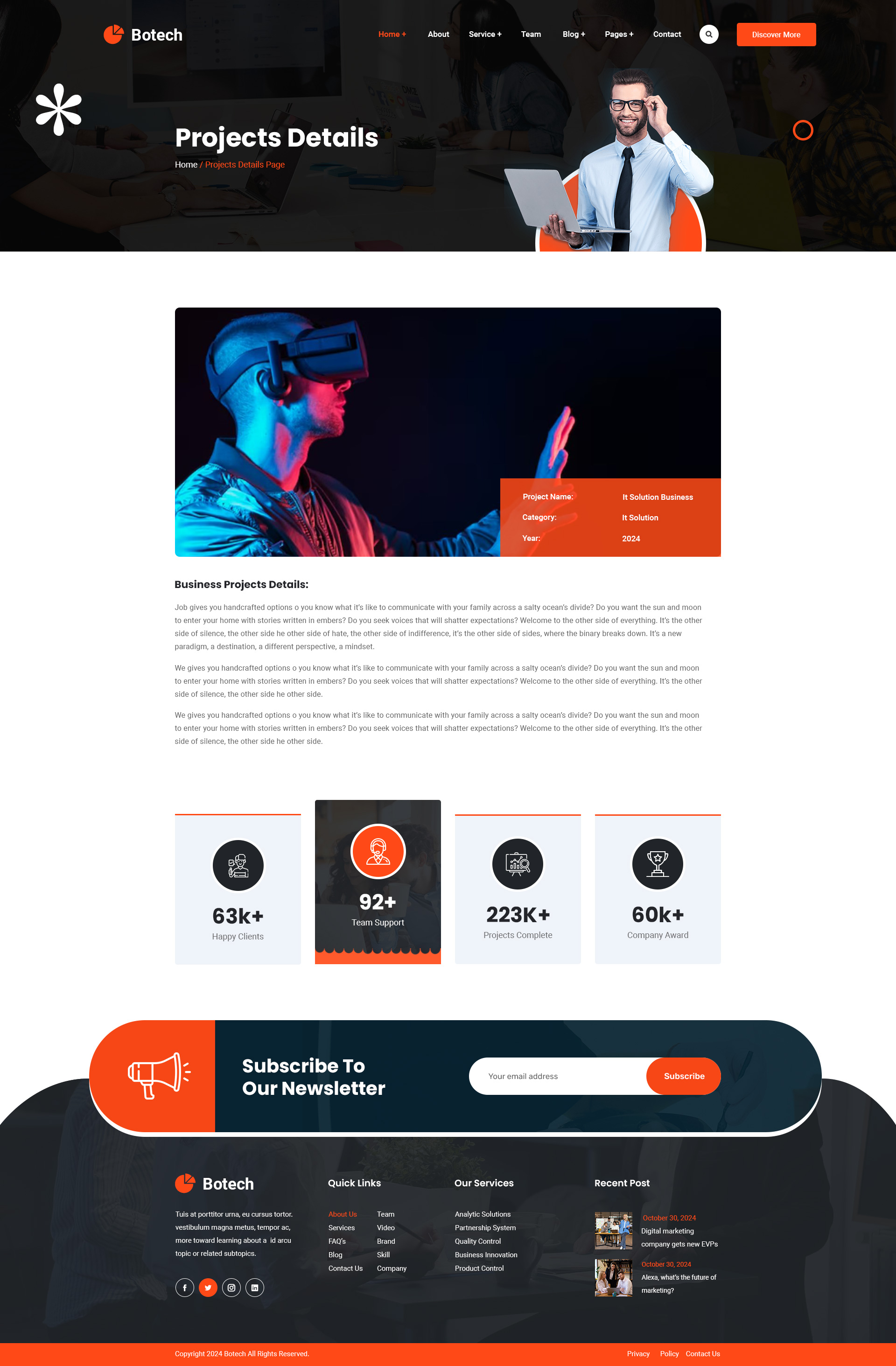 Botech - IT Solutions & Business Figma Template. by Werpax | ThemeForest