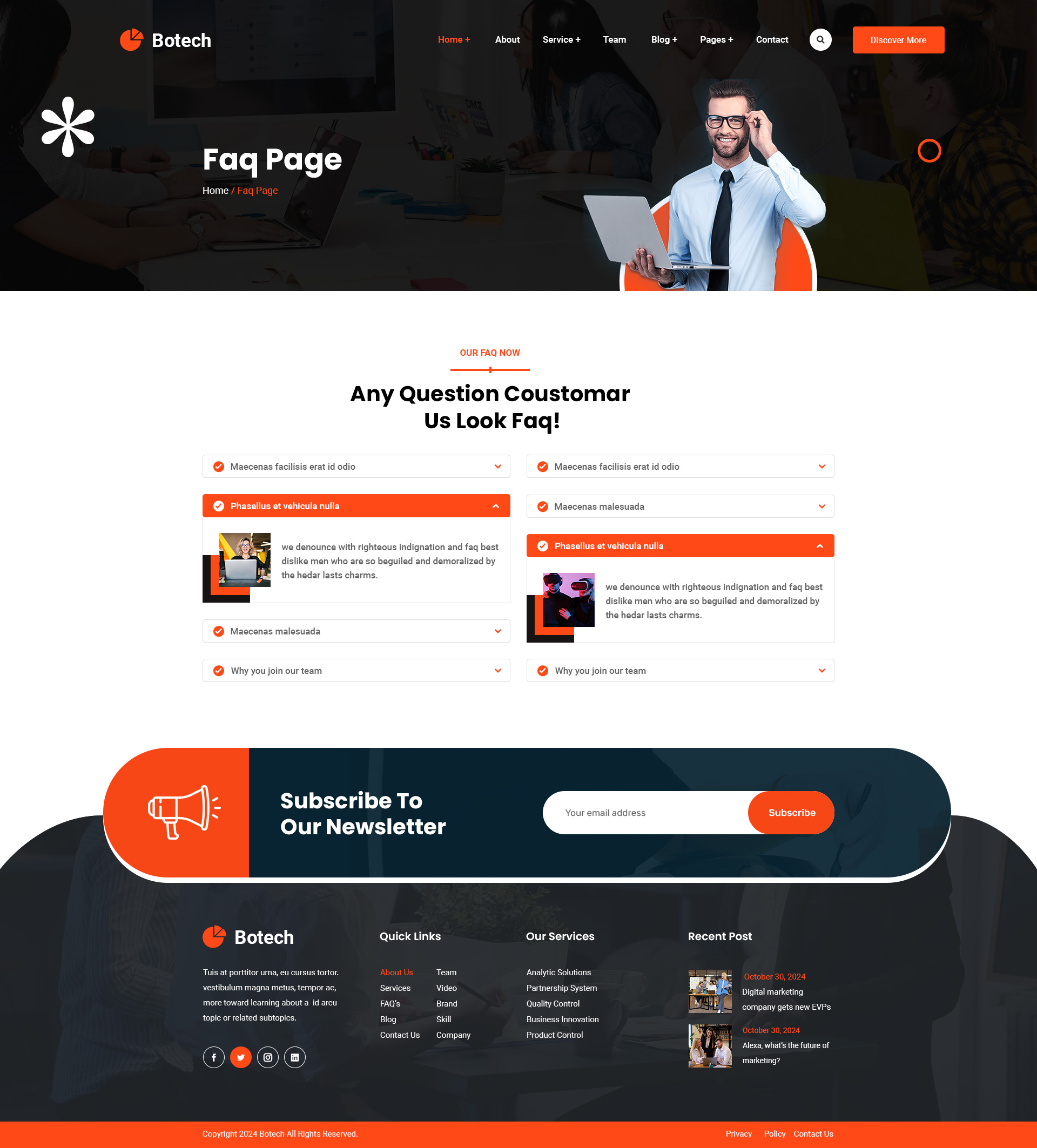 Botech - IT Solutions & Business Figma Template. by Werpax | ThemeForest