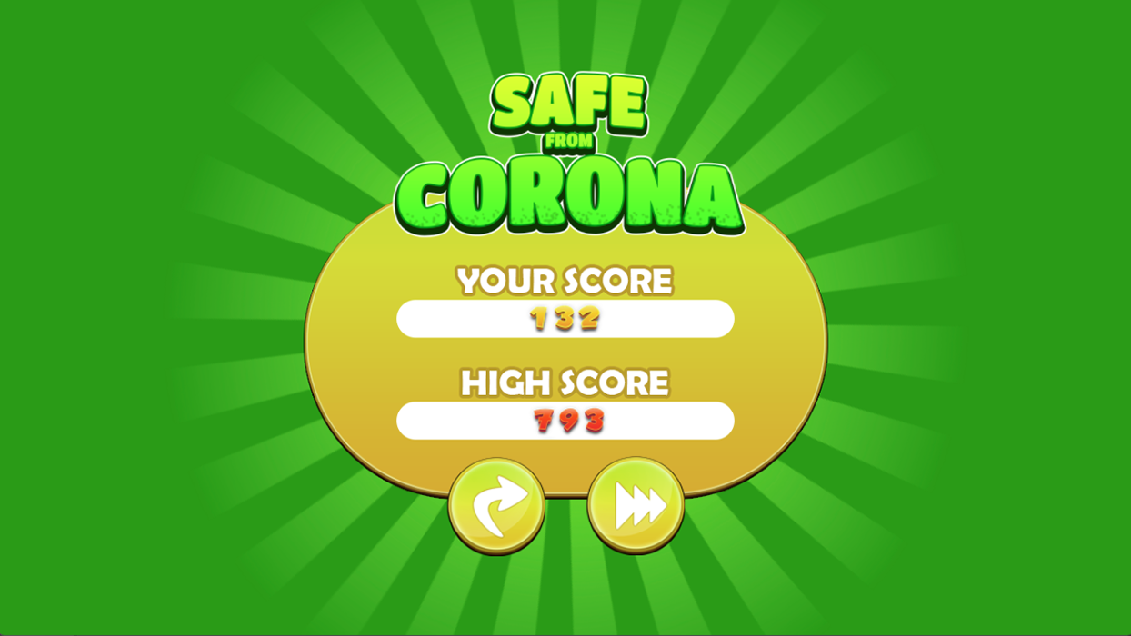 Safe From Corona ( Construct : C3P | CAPX | HTML5 ) Endless Game by Pro_Gaming