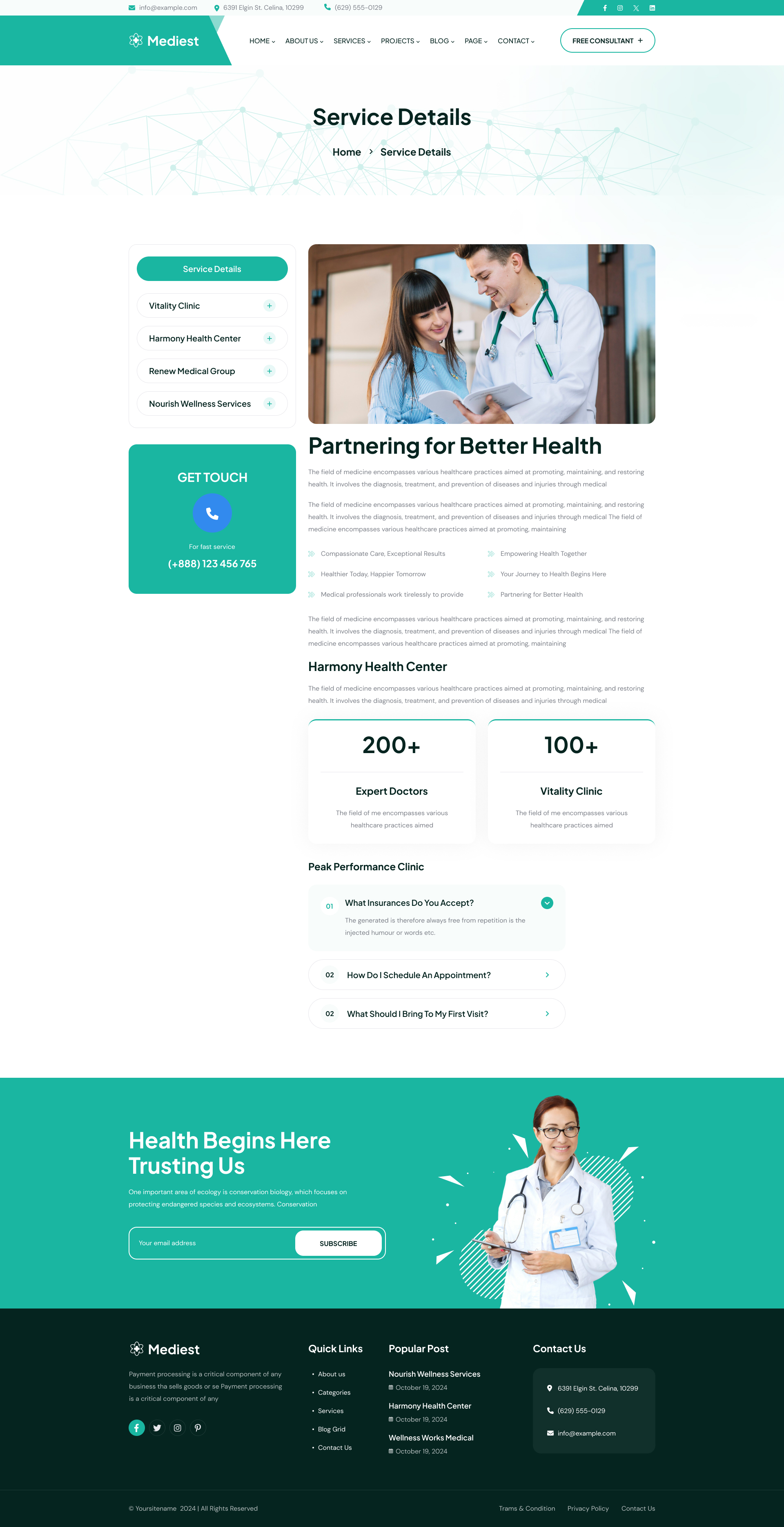 Medister - Health & Medical Figma Template by ThemeFlowx | ThemeForest