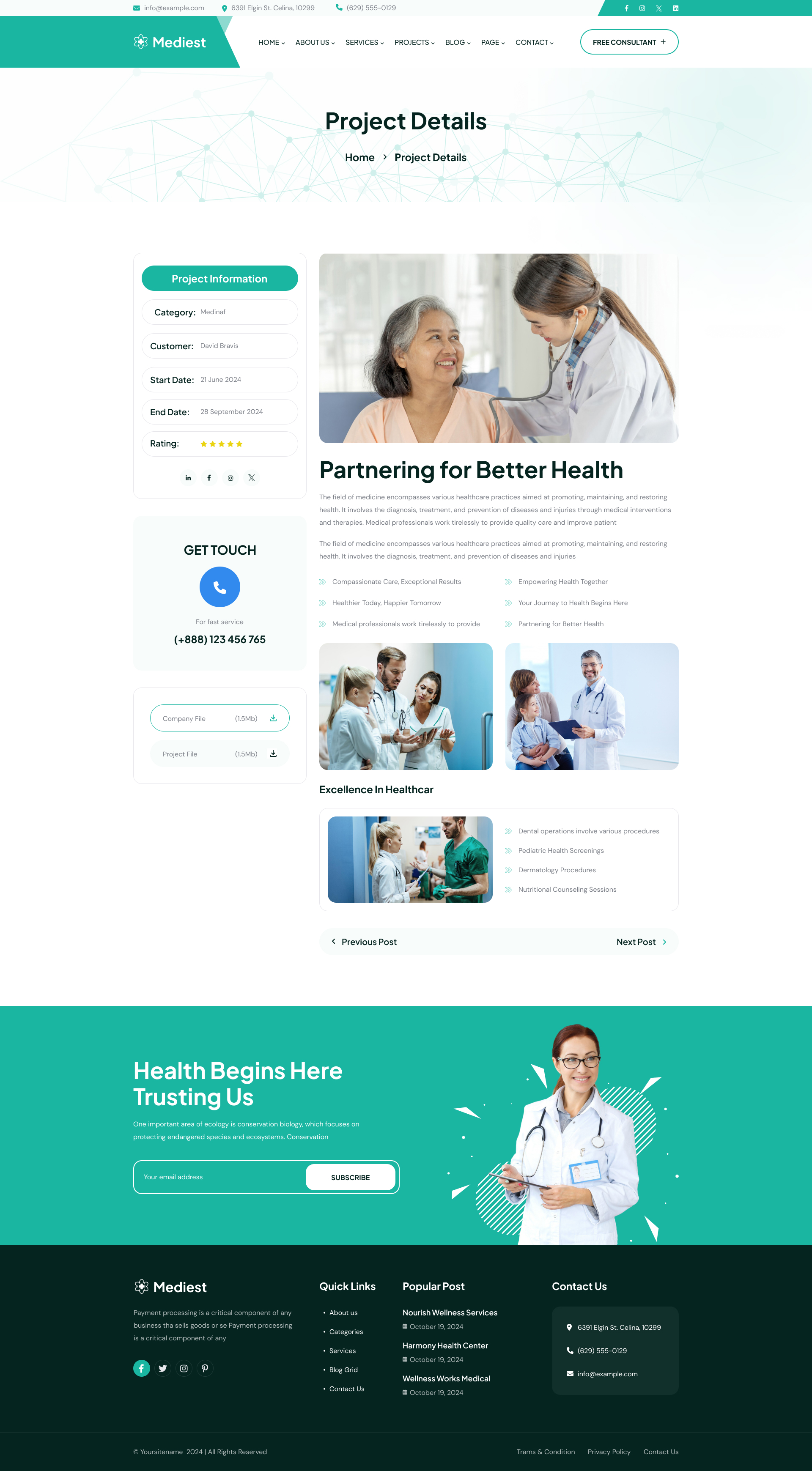 Medister - Health & Medical Figma Template by ThemeFlowx | ThemeForest