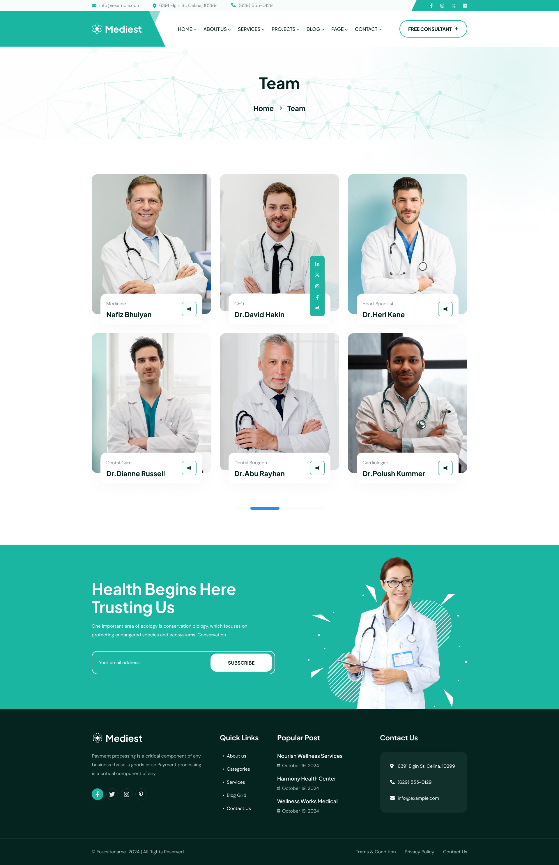 Medister - Health & Medical Figma Template by ThemeFlowx | ThemeForest