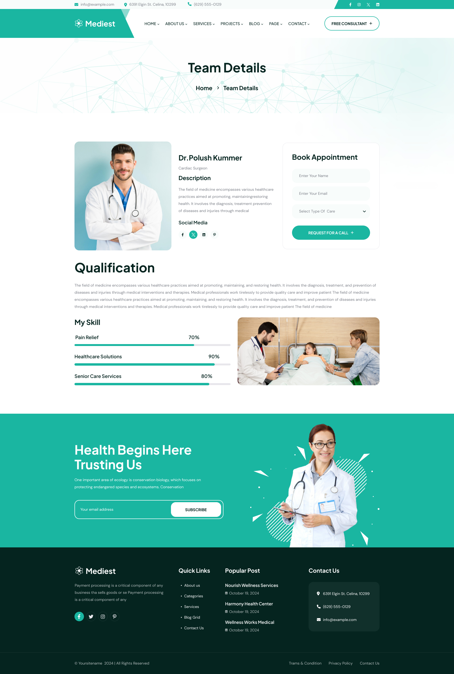Medister - Health & Medical Figma Template by ThemeFlowx | ThemeForest