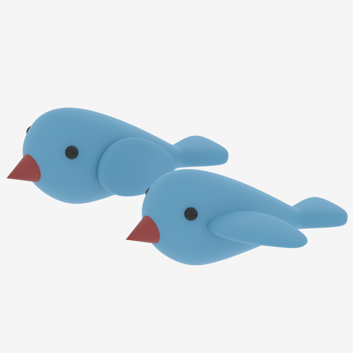 Cartoon Cute Bird 3D model by PhilipStorm | 3DOcean