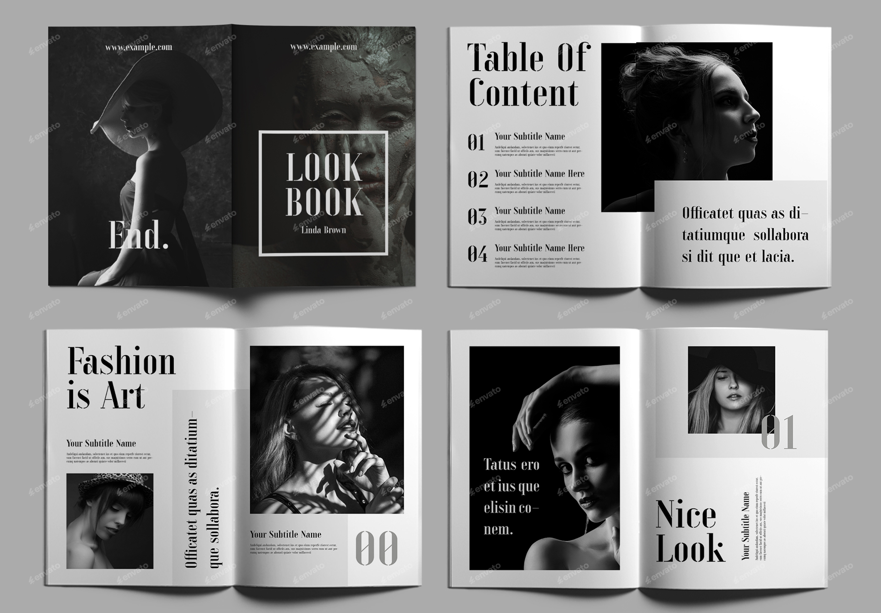 Look Book Layout Design, Print Templates | GraphicRiver