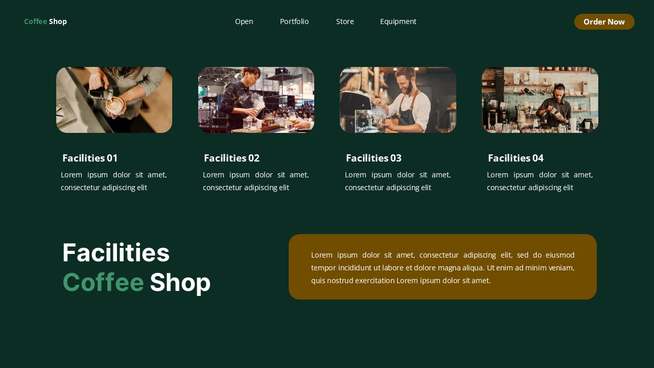 Coffee Shop - Cafe Powerpoint Templates, Presentation Templates ...