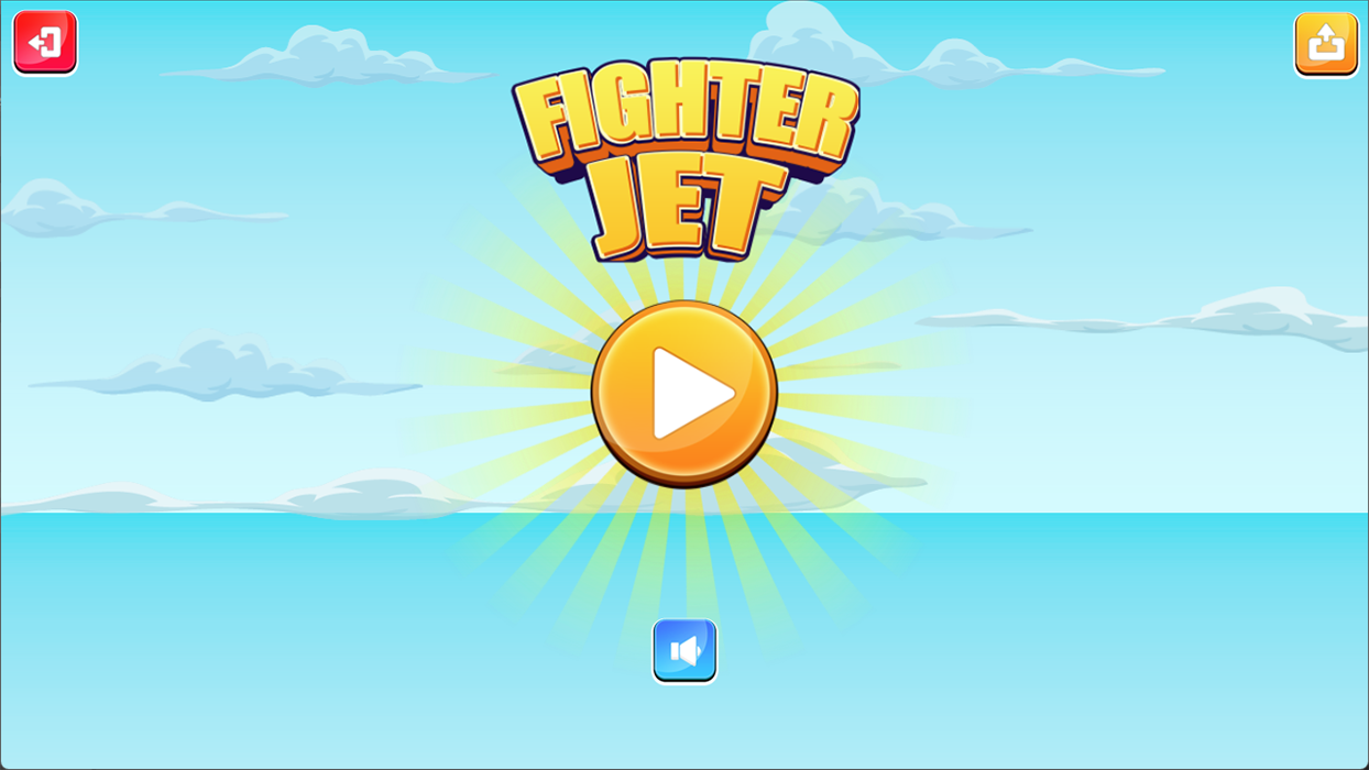 Fighter Jet ( Construct | C3P | CAPX | HTML5 ) Single Level by CGFX-Studio