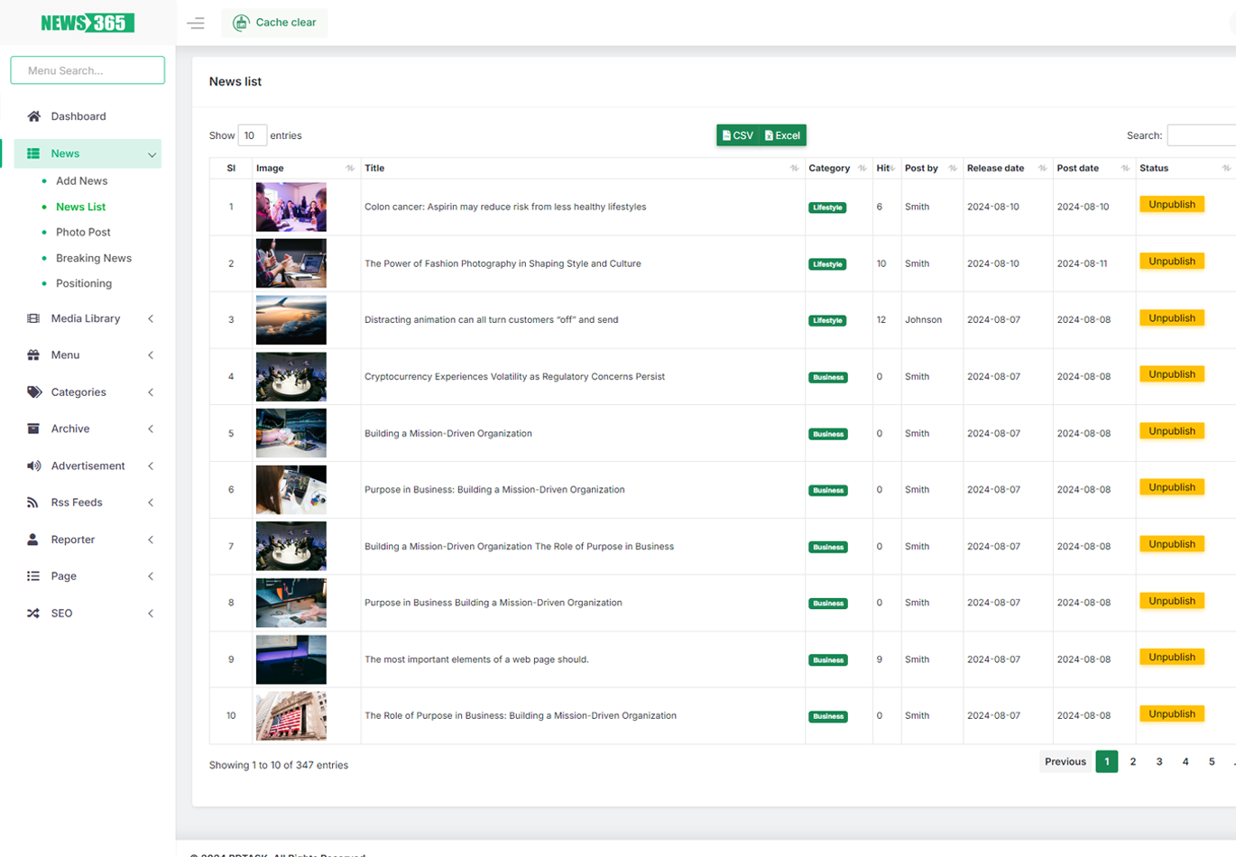 News365 – PHP Newspaper Script Magazine Blog with Video Newspaper by bdtask