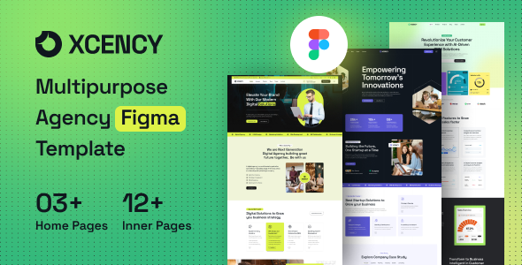 Xcency - Multipurpose Agency Figma Template by QuintexIT | ThemeForest