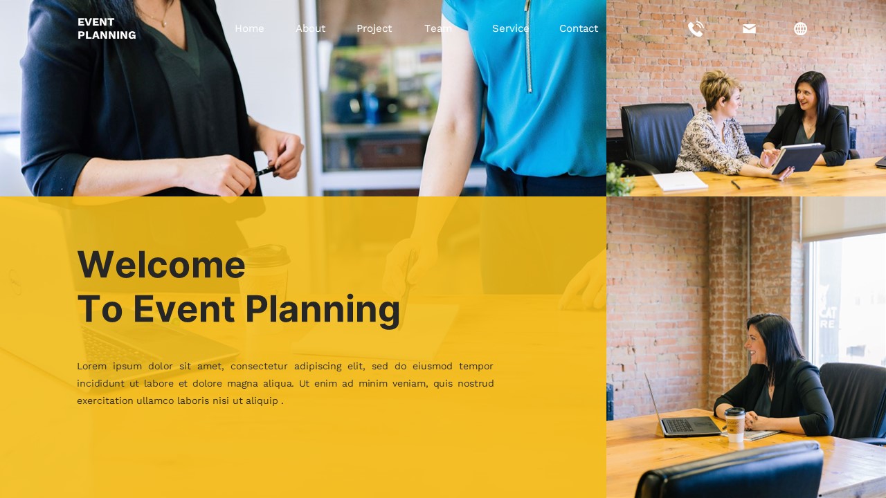 Event Planning - Business Powerpoint Templates, Presentation Templates