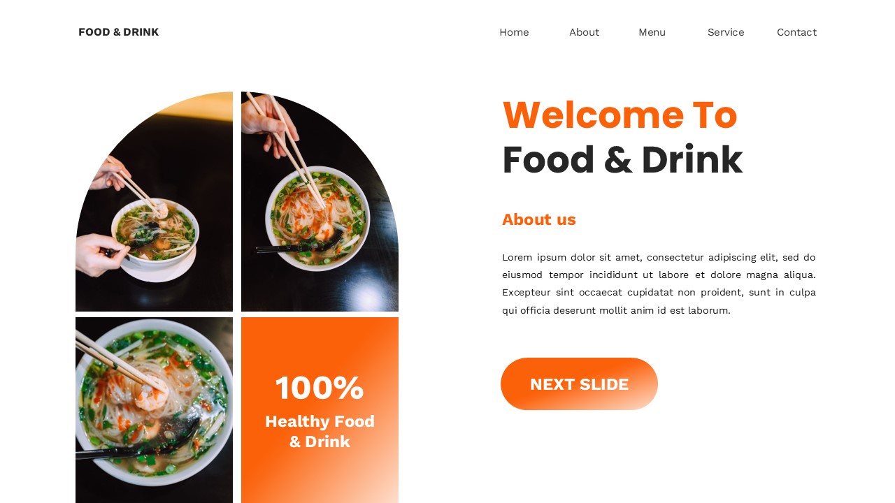 Food & Drink - Foodies Powerpoint Templates, Presentation Templates